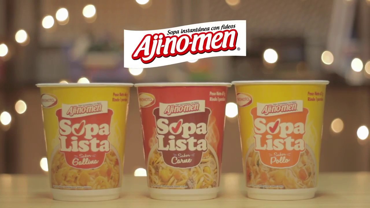 Ajinomen Sopa Lista - Sabor casero en todo momento - YouTube