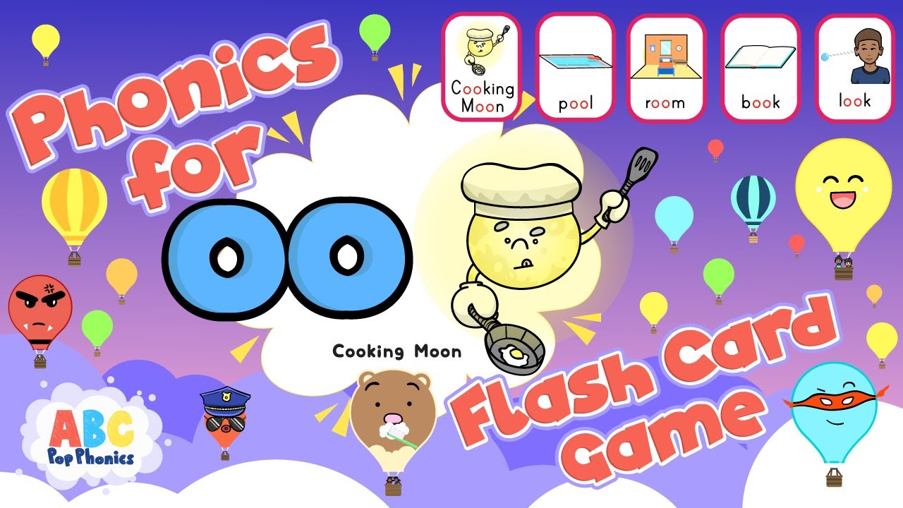 Oo Phonics Review (Flashcard Game) Complete Phonics 3 - YouTube