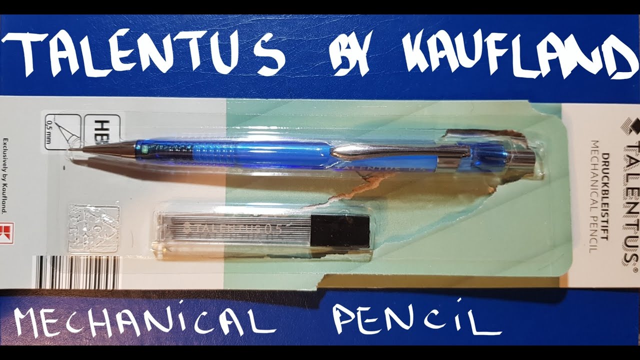TALENTUS by Kaufland Mechanical Pencil Review - YouTube