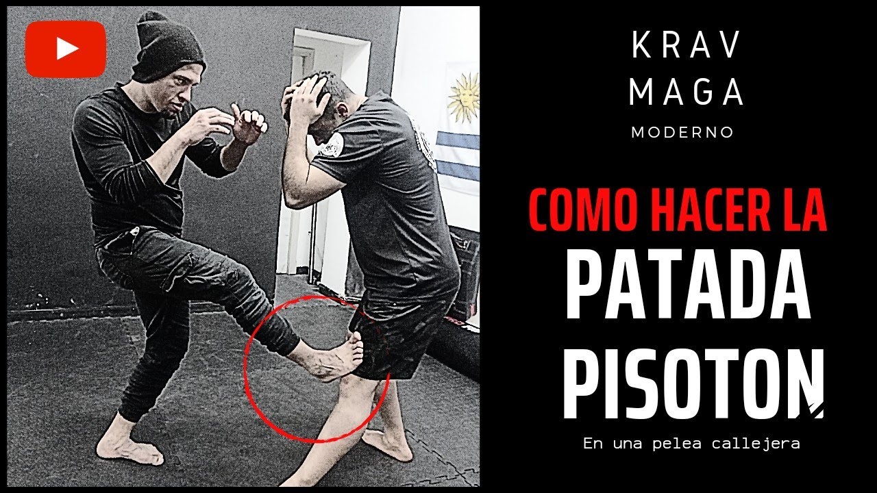 🟠COMO HACER UNA PATADA PISOTON (STOMP KICK) en una pelea callejera ...