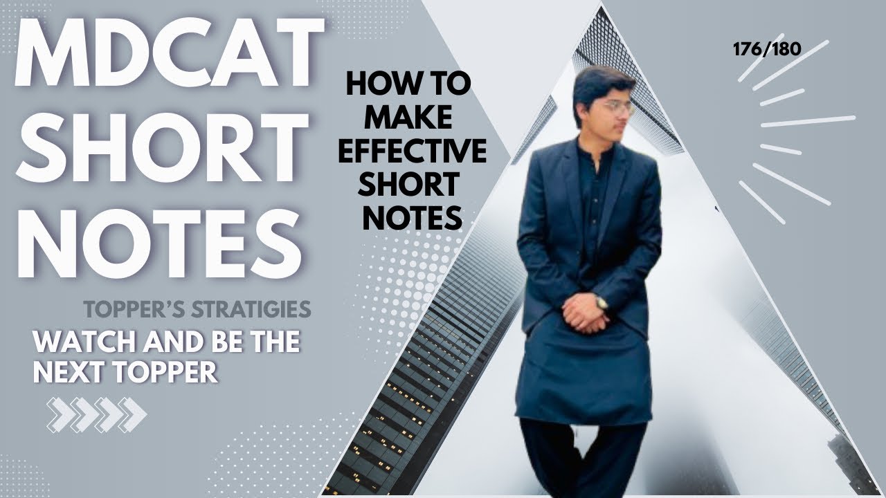 How to make short notes for mdcat| easy MDCAT |MDCAT topper’s ...