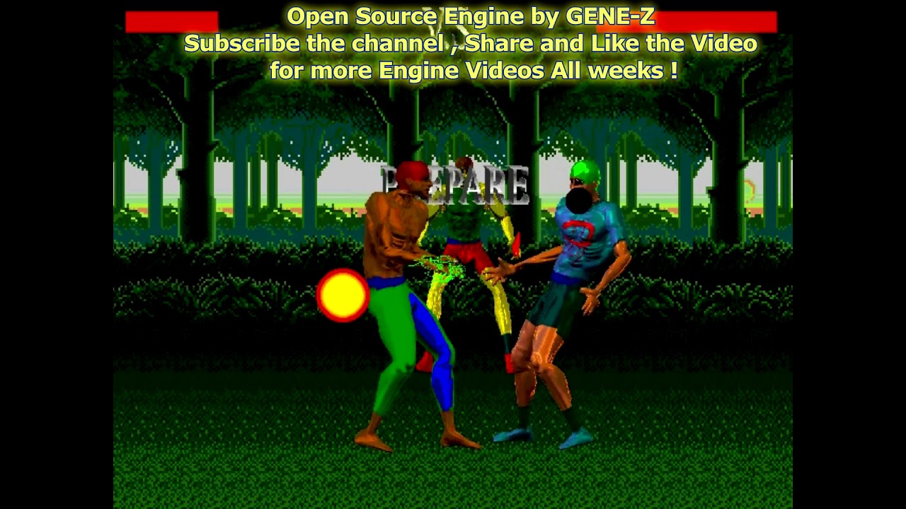 CLICKTEAM FUSION - FIGHTING ENGINE - LUTA - YouTube