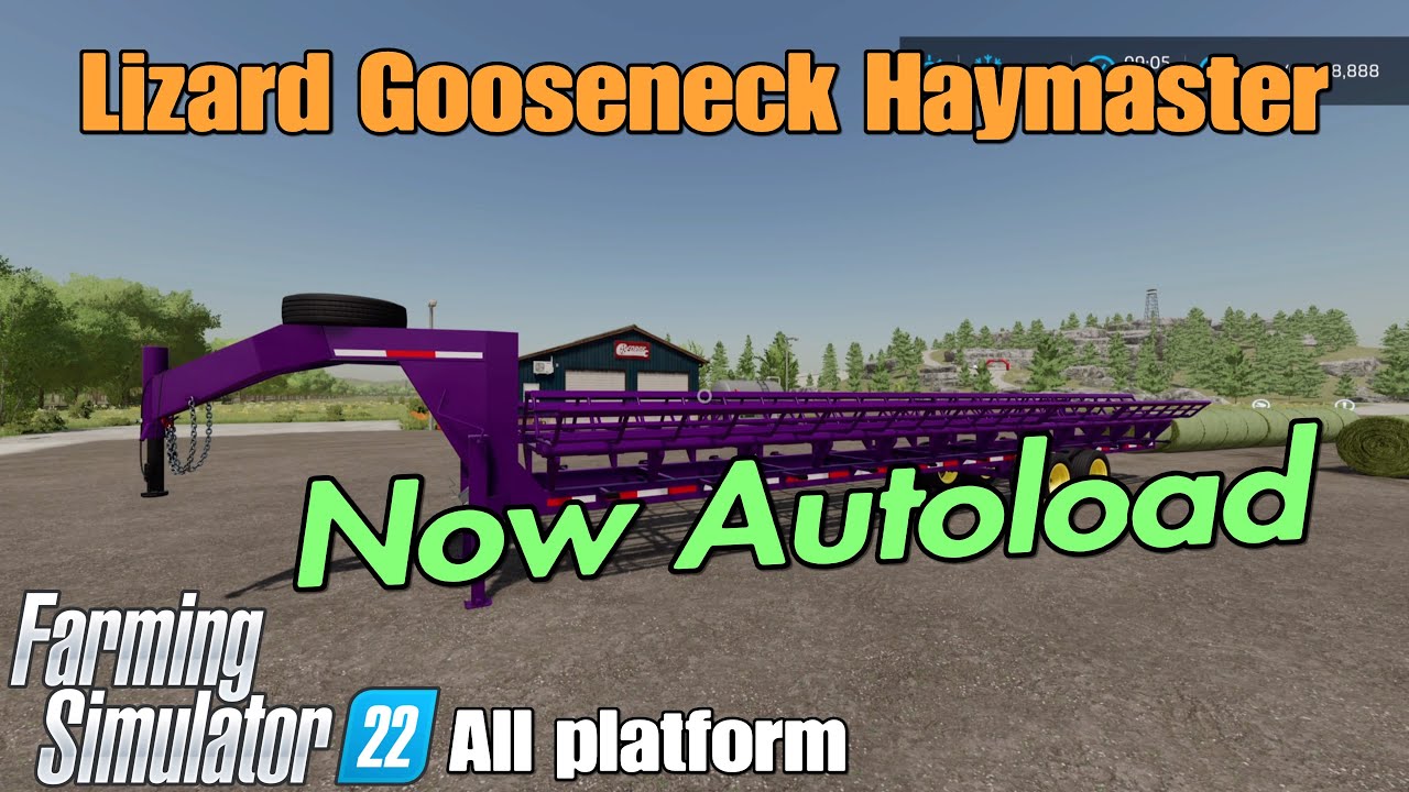 Lizard Gooseneck Haymaster / FS22 mod for all platforms - YouTube
