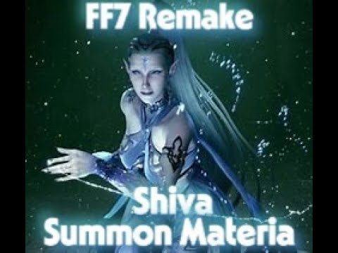 Shiva Summon Materia Final Fantasy VII Remake - YouTube