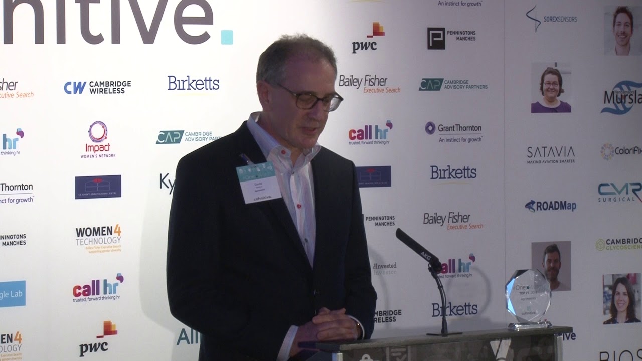 Cofinitive #OnetoWatch Top 21 - Agrimetrics David Flanders, CEO - YouTube
