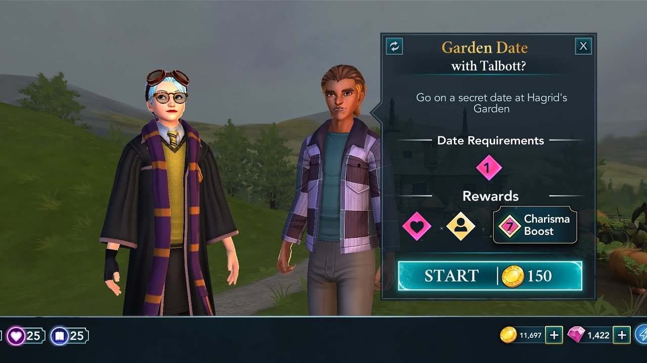 Garden Date (Hogwarts Mystery) - Talbott Winger - Take 2 - YouTube