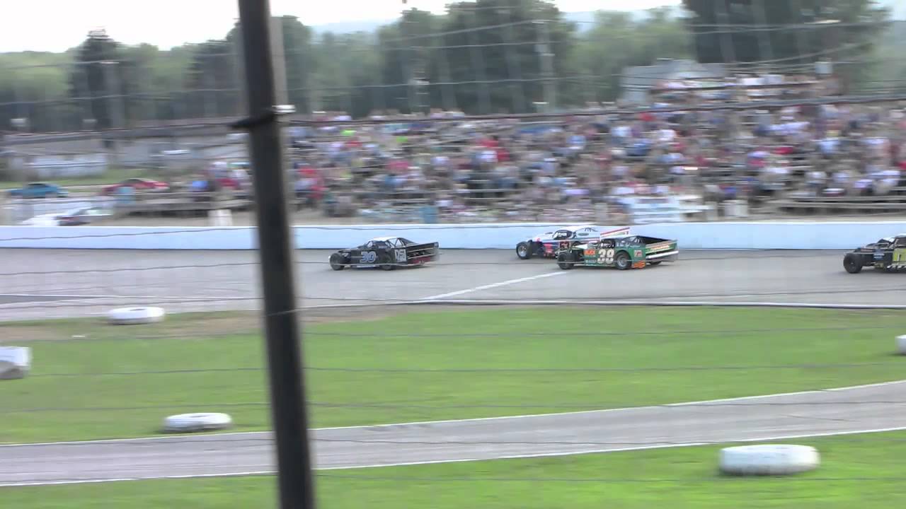 Midvale Speedway Modified Heat 1 7/9/11 - YouTube