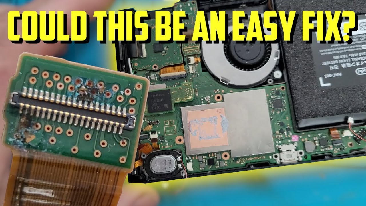 Nintendo Switch | Water damage | Burnt traces? | Can it be fixed? - YouTube