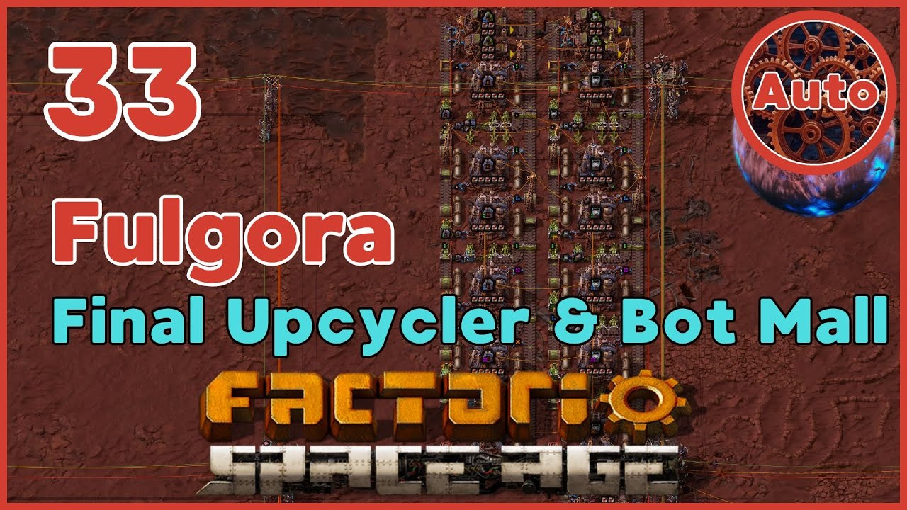Final All-in-One Upcycler & Bot Mall Blueprint | Factorio Space Age ...