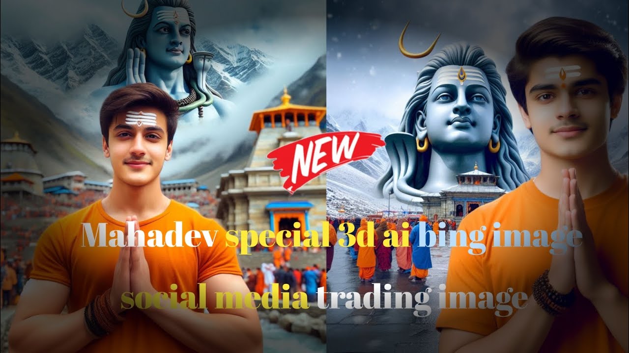 Mahadev boys 3d ai bing image create #bingimagecreator #creator #video ...