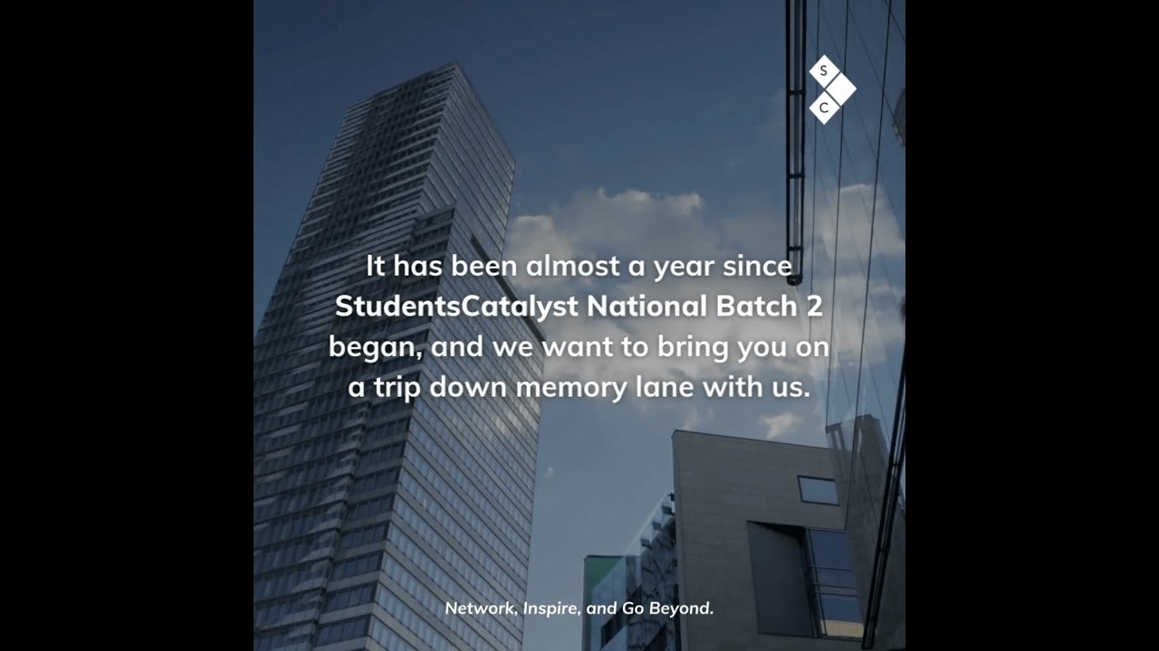 StudentsCatalyst National Batch 2 Recap - YouTube