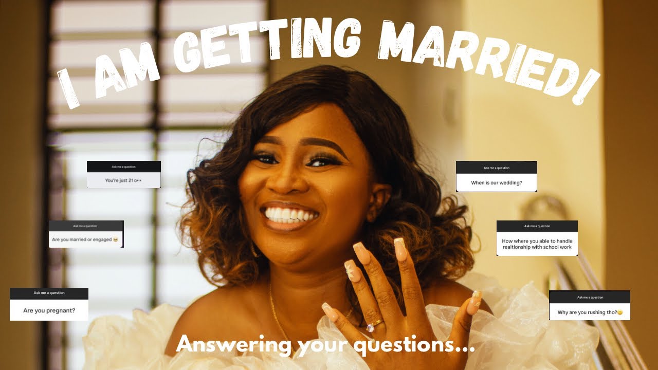 I AM GETTING MARRIED at 21! || Answering your questions || # ...