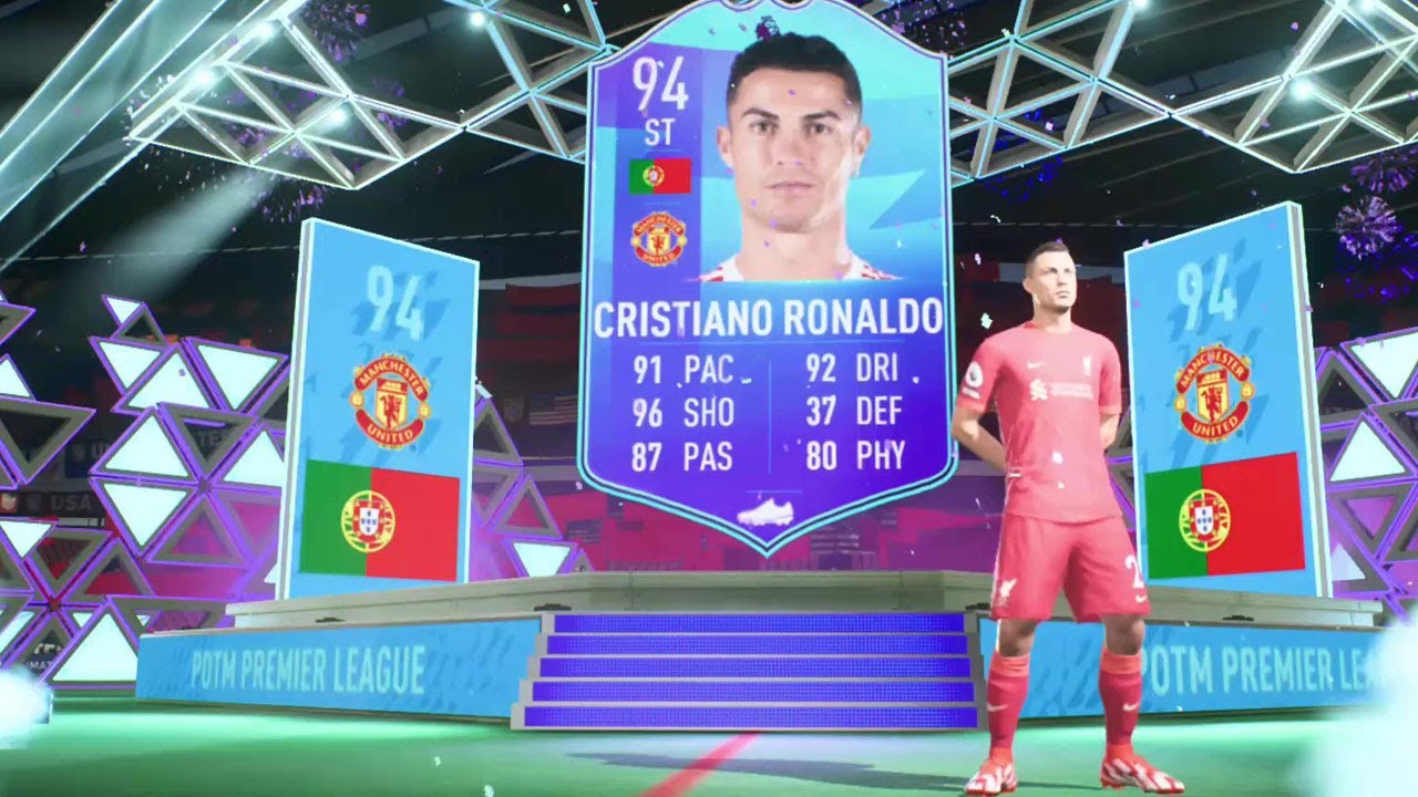 CRISTIANO RONALDO PLAYER OF THE MONTH (POTM) - FIFA 22 - - YouTube