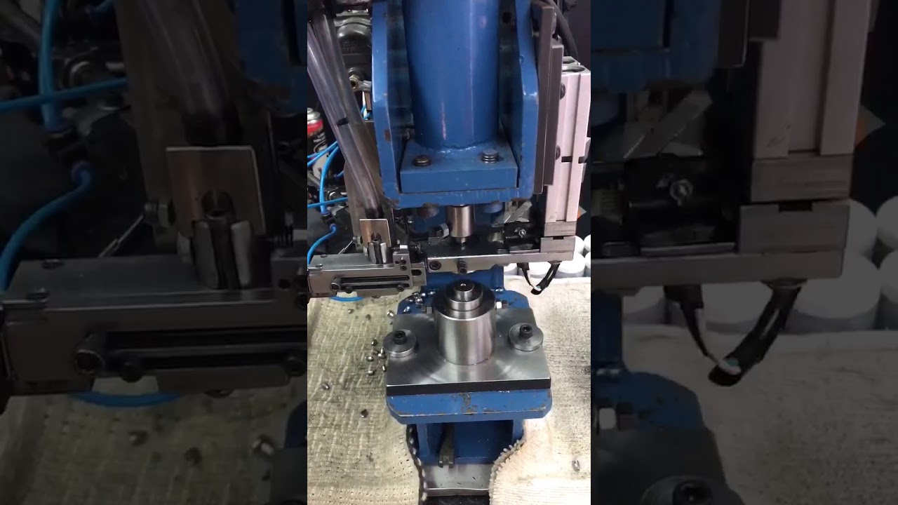Slug punching machine - YouTube