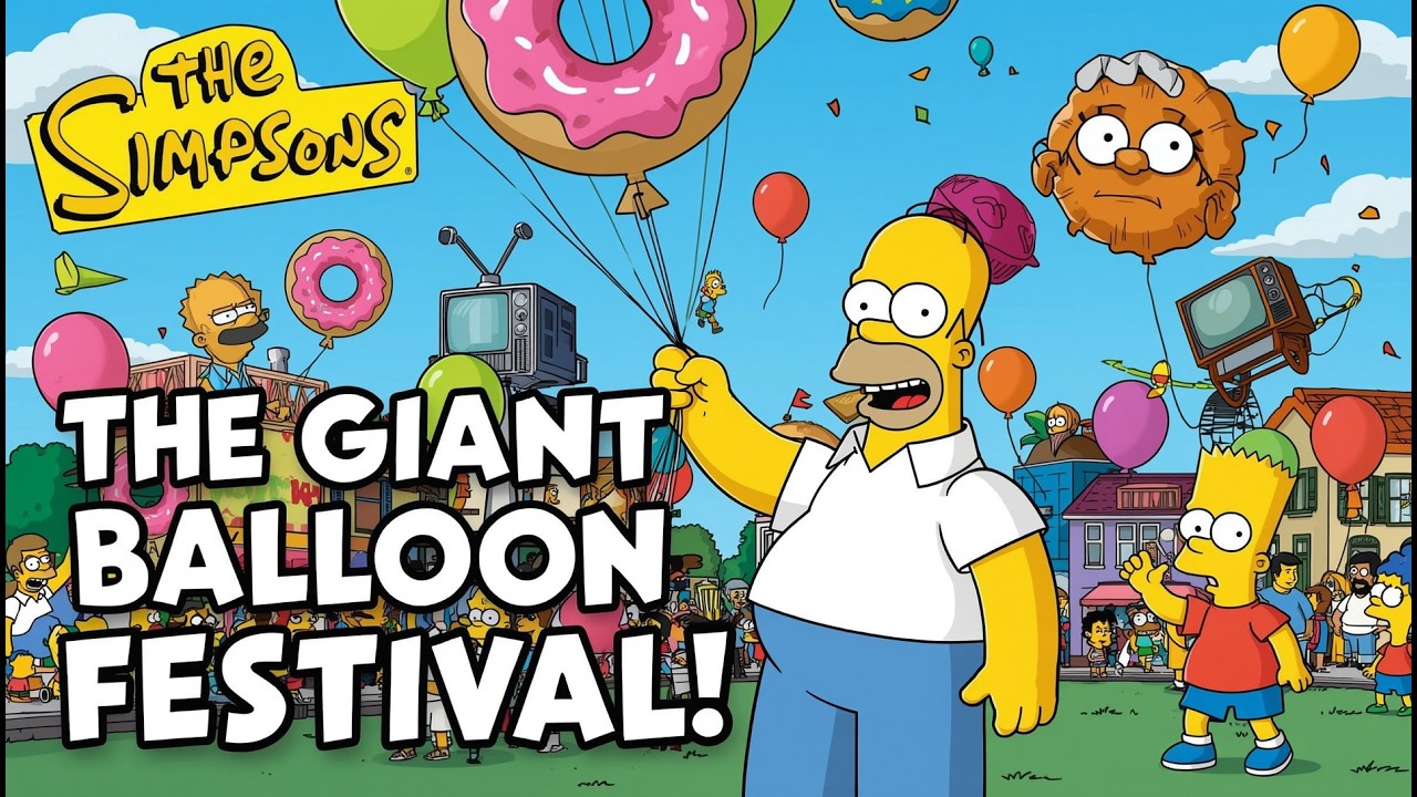 The Simpsons - The Giant Balloon Festival! - YouTube