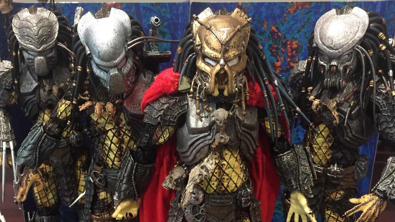 Aliens vs. Predator Elder Predator Neca Toys action figure review - YouTube