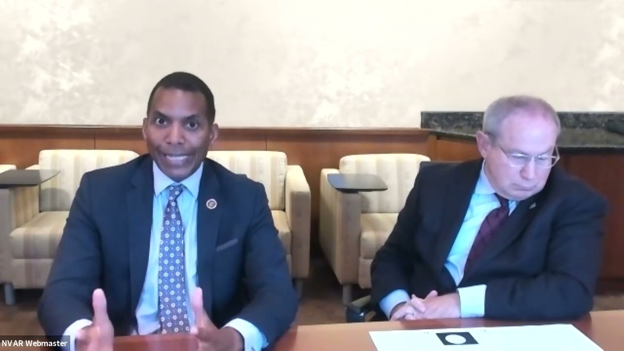 2021 NVAR Town Hall: Del. Mark Sickles & Supervisor Rodney Lusk - YouTube