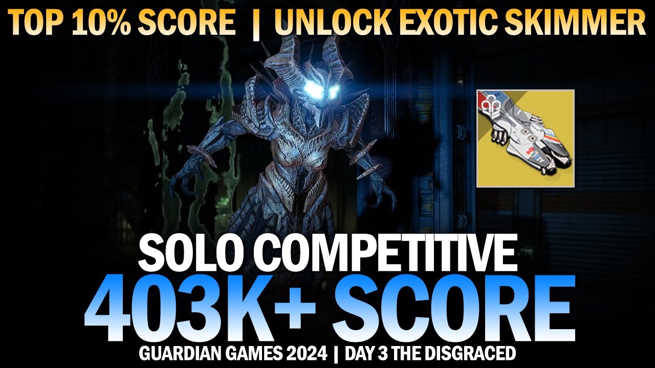 Solo 403k+ Guardian Games 2024 Competitive Score (The Disgraced ...