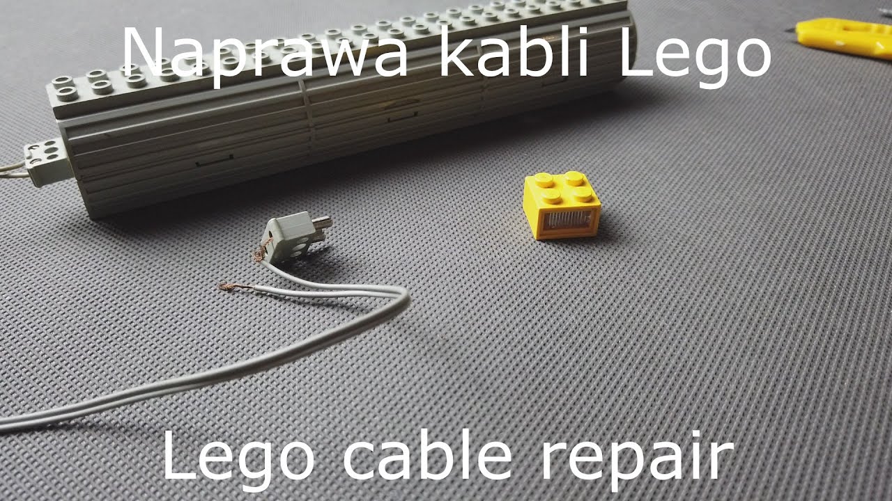 Porada: naprawa kabli Lego Technic (80s) / Tip: Repair Lego Technic ...