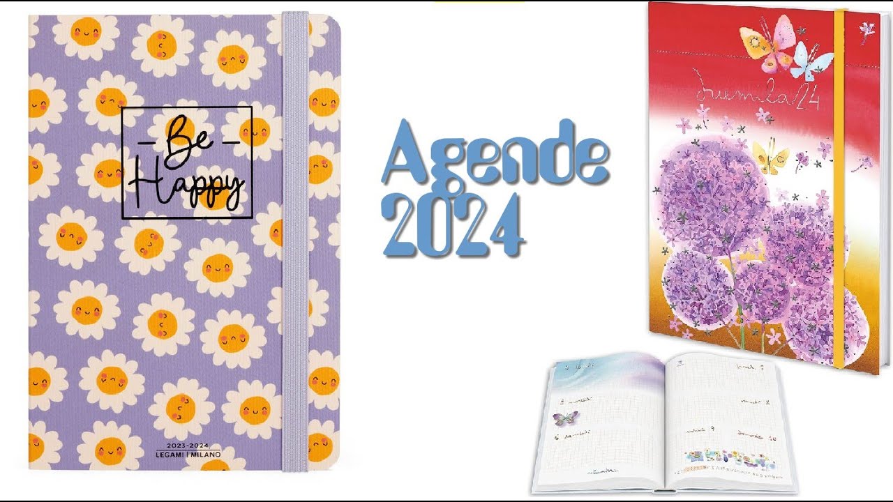 LE MIGLIORI AGENDE 2024 secondo me - YouTube