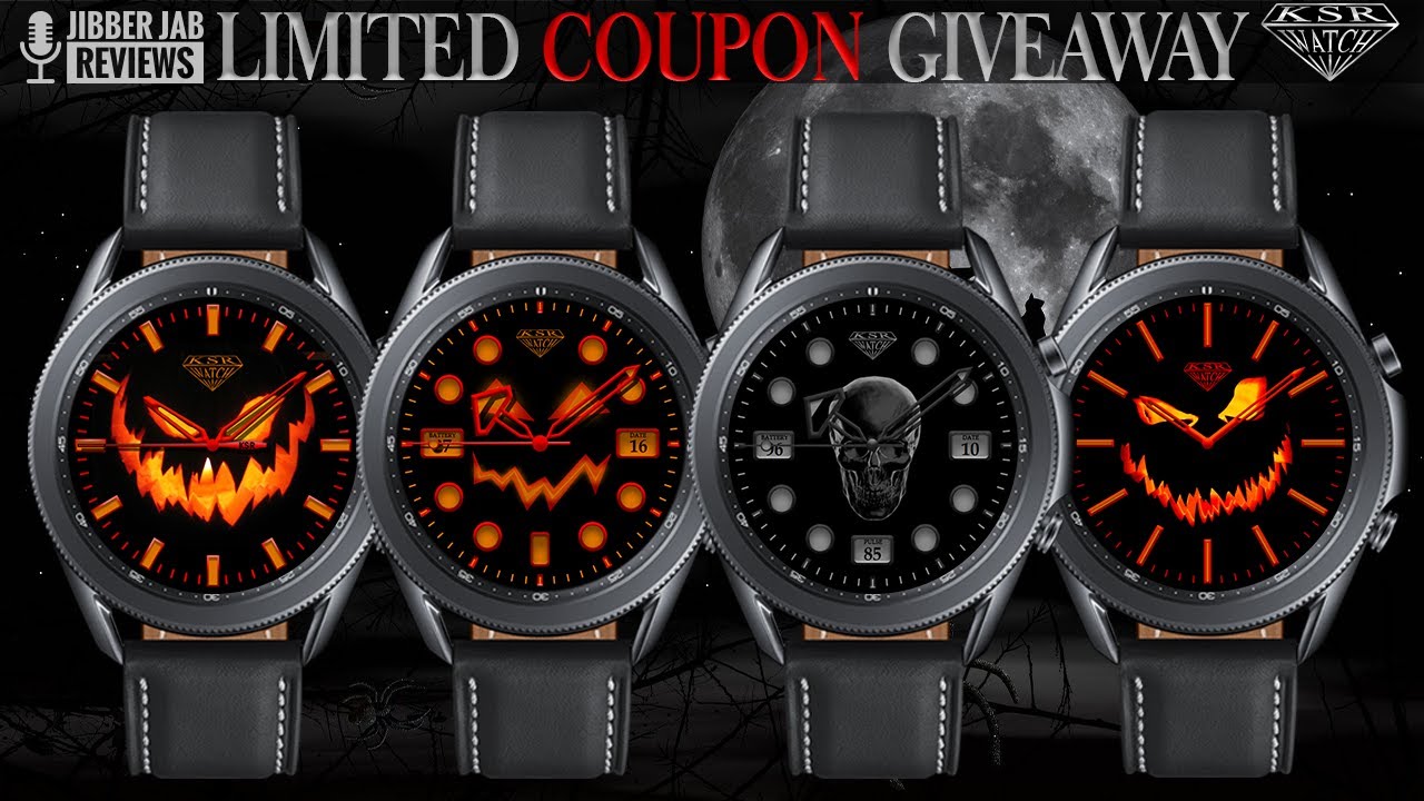 Halloween Coupon Giveaway! Samsung Galaxy Watch 3 Watch Faces by KSR ...