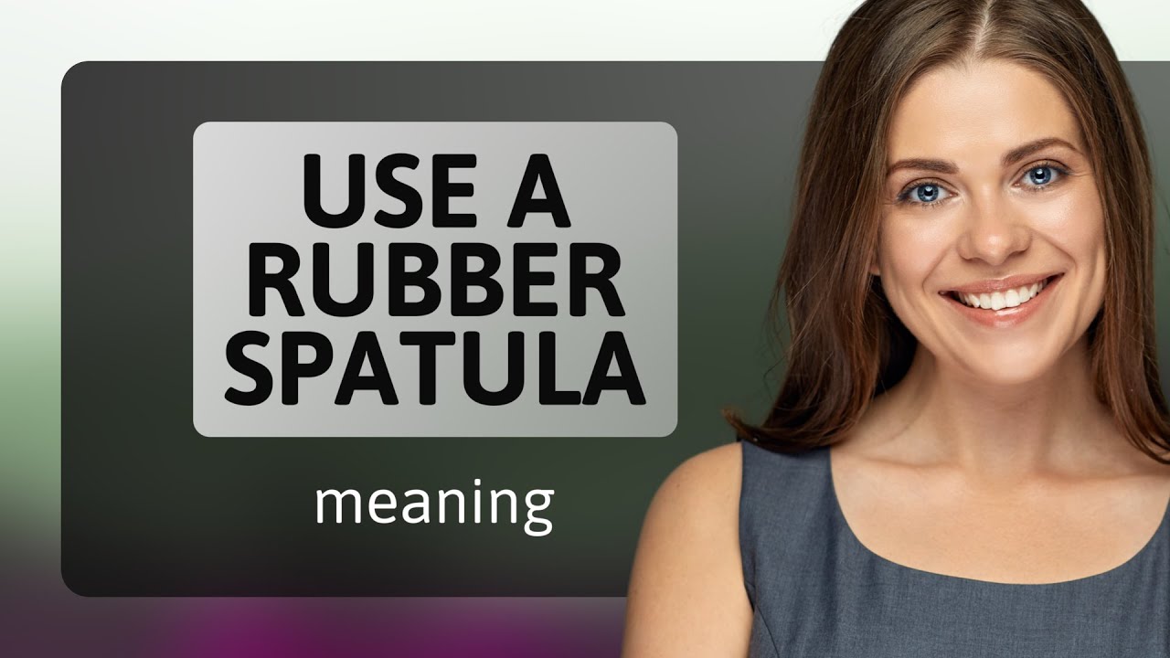 Master the Kitchen: The Art of Using a Rubber Spatula - YouTube