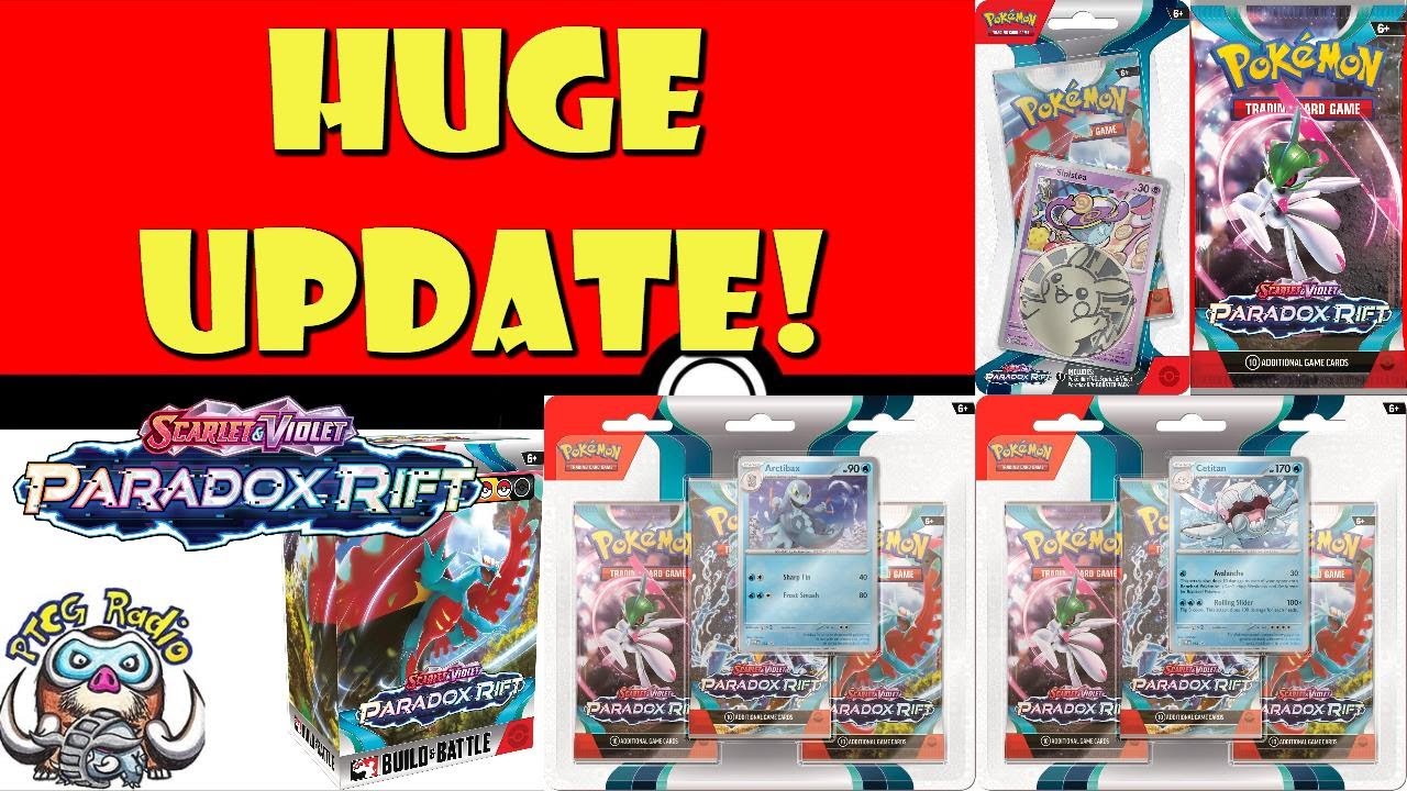 Huge Paradox Rift Update! Super Exciting New Pokémon TCG Set! (Pokémon ...