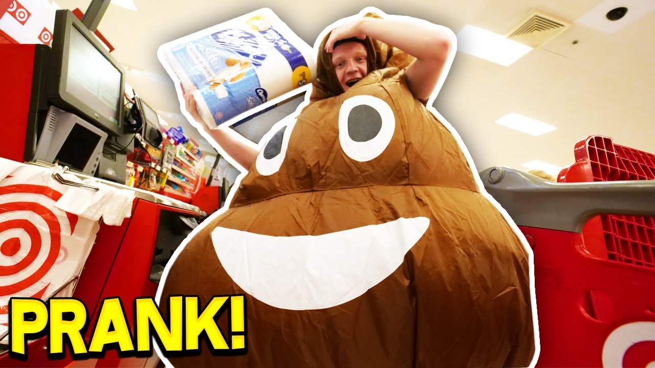 EXTREME POOP PRANK IN PUBLIC!! - YouTube