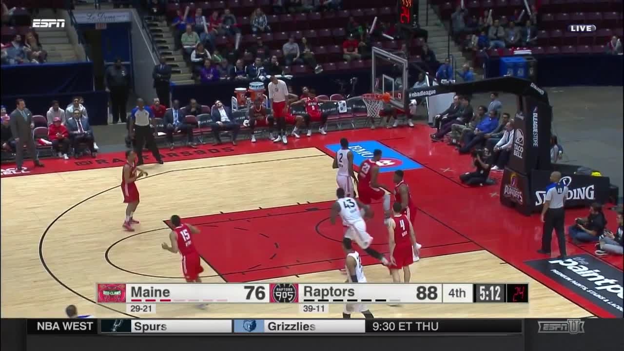 Pascal Siakam (15 Points, 10 Rebounds) Helps Raptors 905 Advance to ...