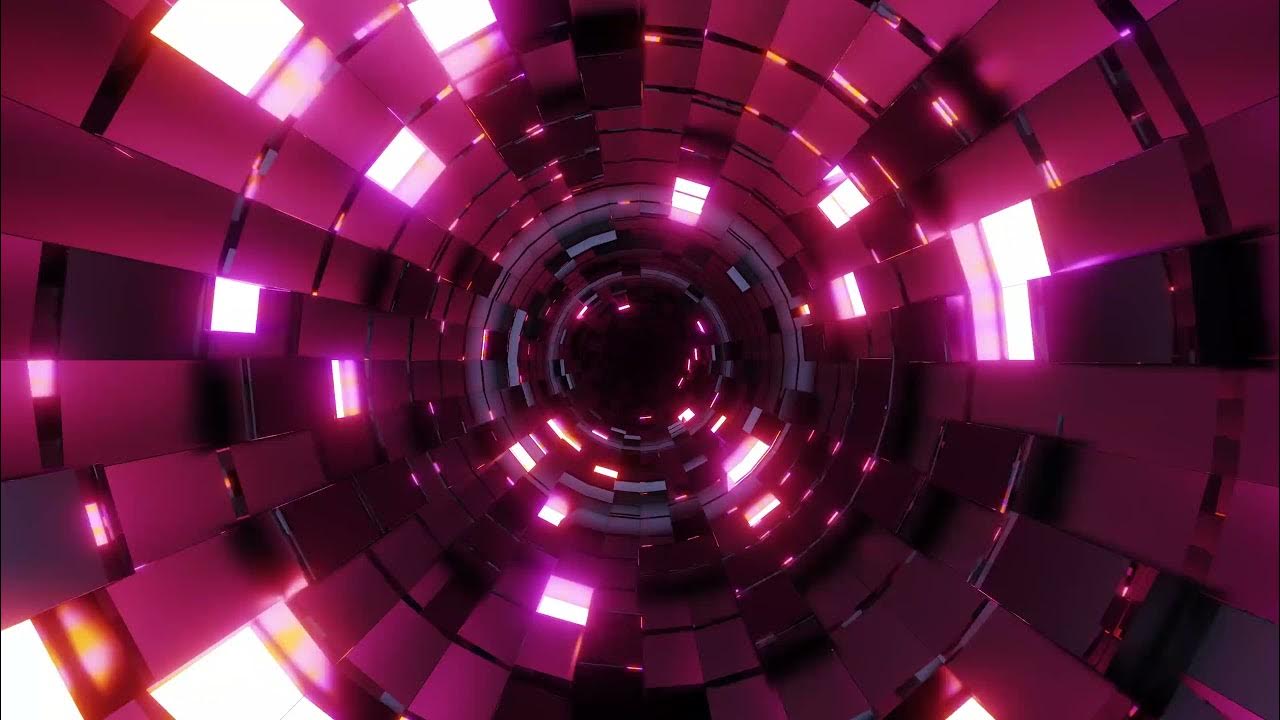 4K Disco VJ Loop - Abstract Tunnel VJ Loop Motion Background || Neon Tunnel VJ Loops || 4K VJ ...