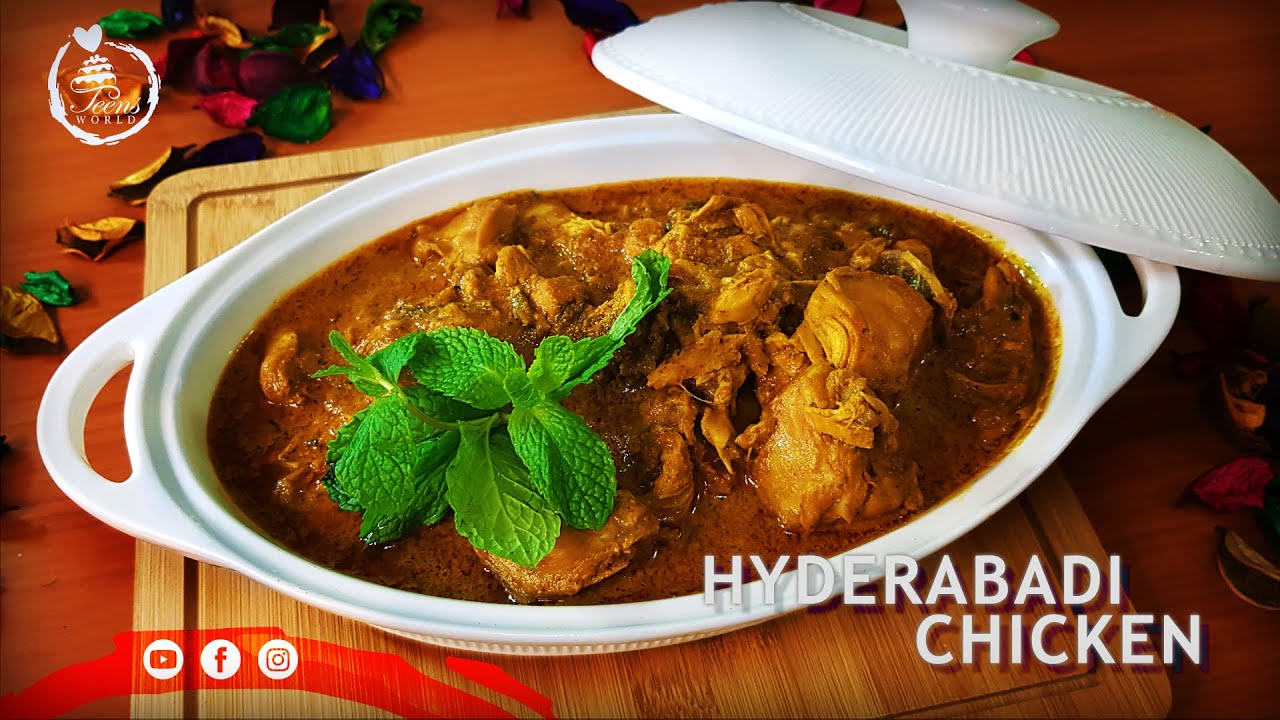 Hyderabadi Chicken Curry Recipe | Chicken Curry Quick and Easy | how to ...