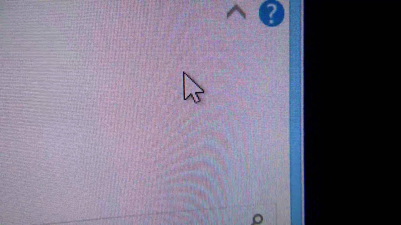 Spec of dust inside of lcd screen - YouTube