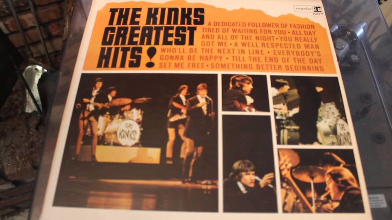 THE KINKS - ALL DAY AND ALL OF THE NIGHT - GREATEST HITS LP RECORD ...