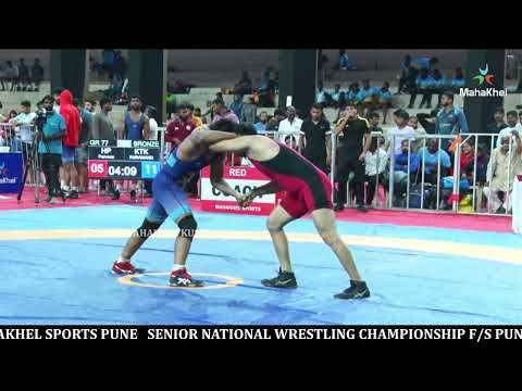 77KG BRONZE145 | HP Parveen VS KTK PARAMAND BASAVARAJ | SENIOR NATIONAL WRESTLING CHAMPIONSHIP