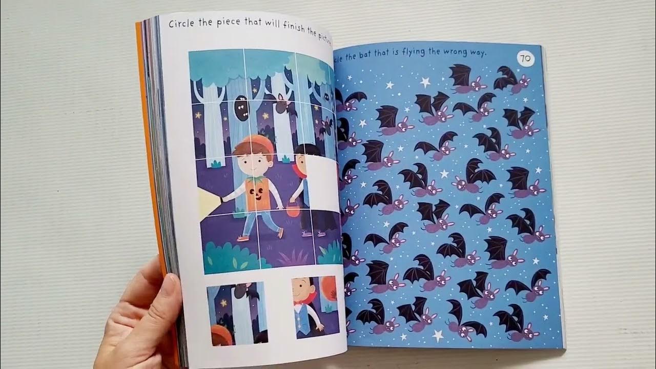 USBORNE LITTLE CHILDREN'S HALLOWEEN PUZZLE BOOK - YouTube