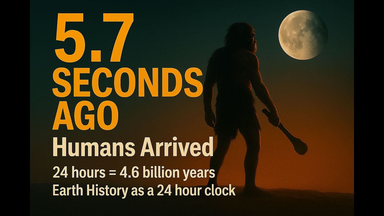The history of the Earth as a 24 hour clock - YouTube