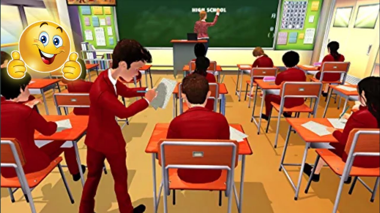 Playing High School Cheating Boy Cheater Bob School Games - YouTube