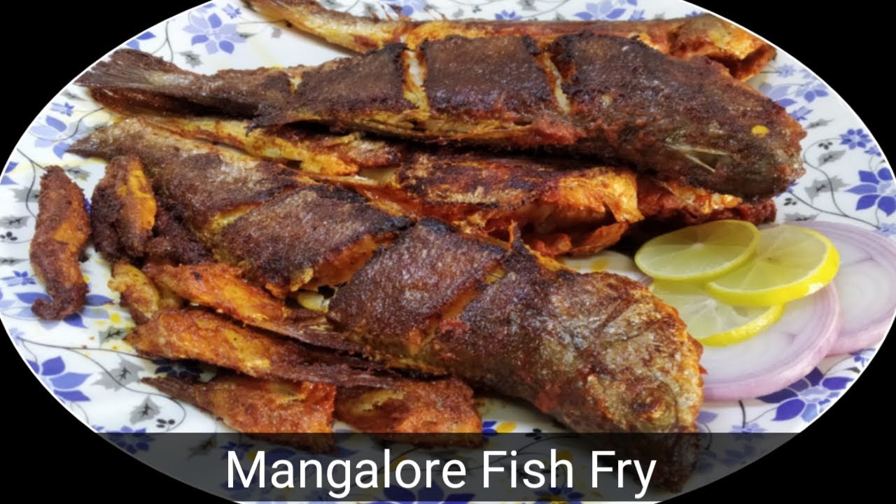 Mangalore Style Croaker ( koddai ) Fish Fry......... - YouTube