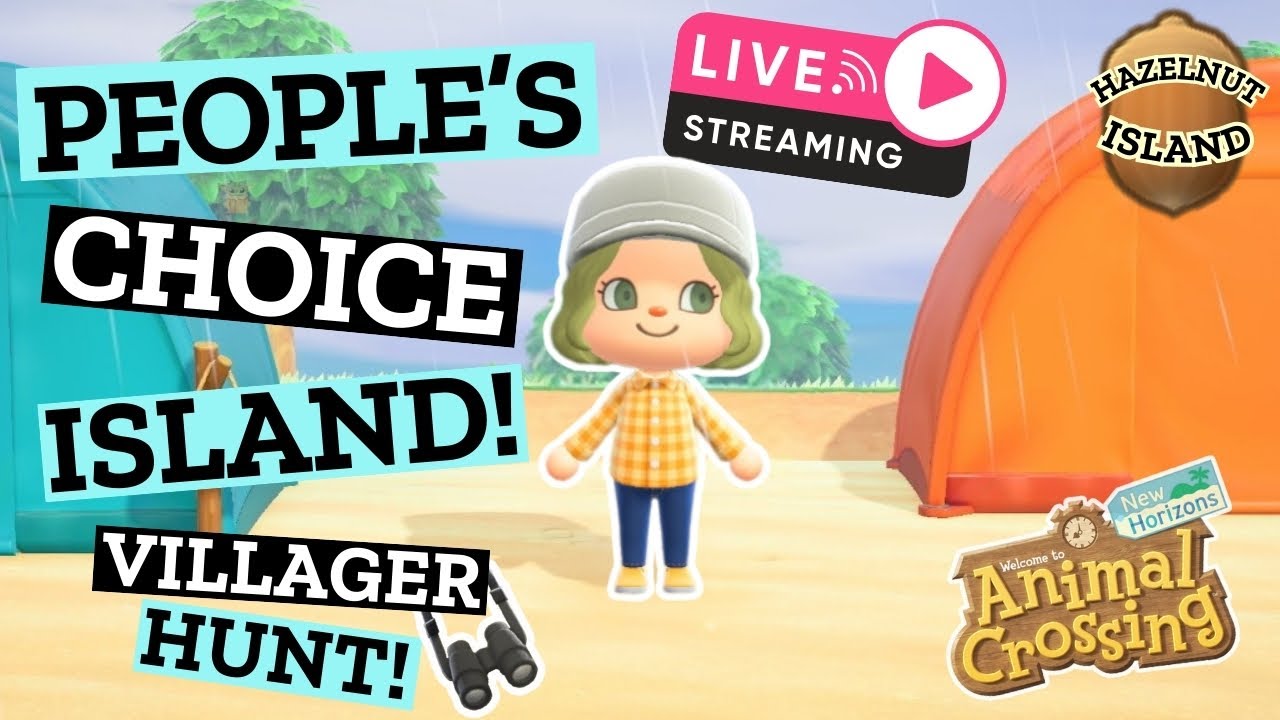 Jojo Crosses LIVE | Peoples Choice Island | Villager Hunting | Animal ...