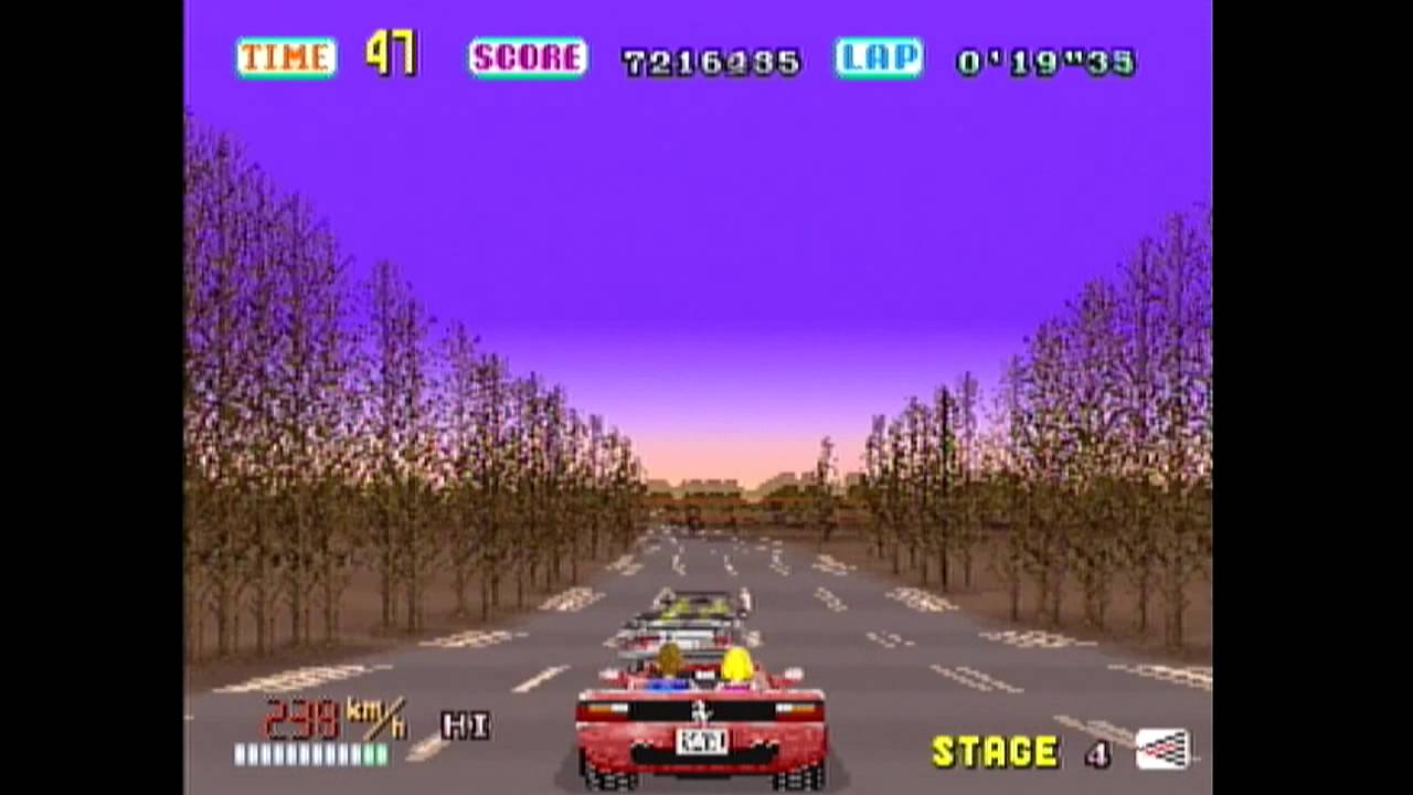 Outrun Sega Saturn 60FPS vs 30FPS - YouTube