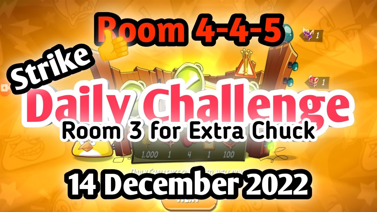 Angry Birds 2 Daily Challenge Today Room 3 for Extra Chuck - 14 ...