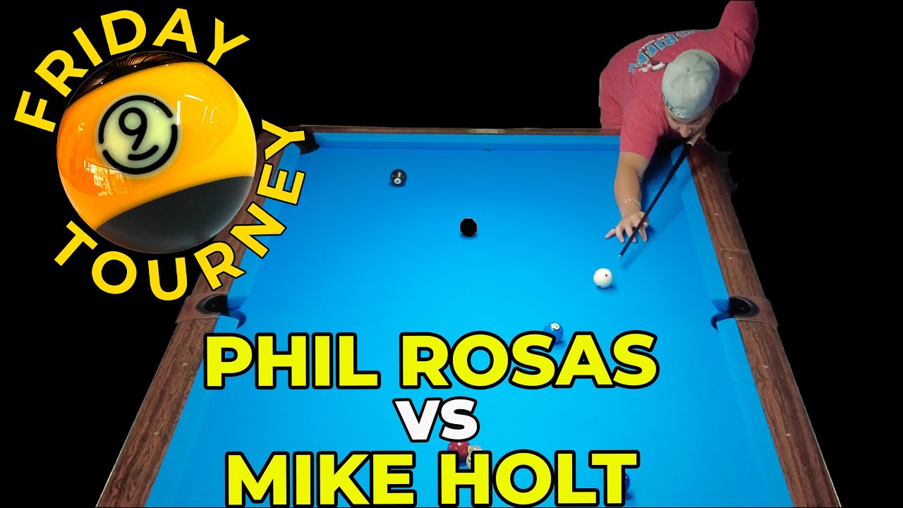 9-Ball Pool Tournament : On Cue Billiards : LR2 : Phil Rosas vs Mike ...