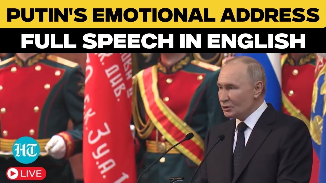 Putin Speech In English LIVE | Vladimir Putin's Heartfelt Address To ...