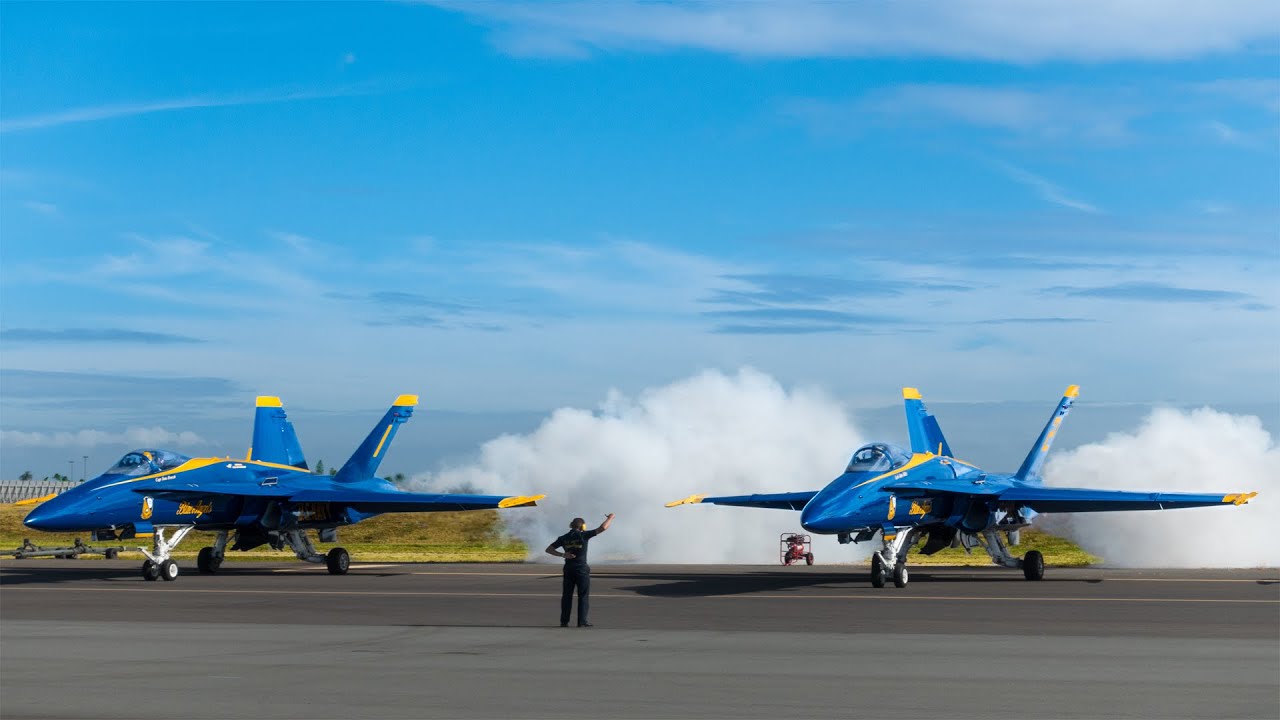 Blue Angels Hawaii - Hickam AFB - Wings over the Pacific - YouTube
