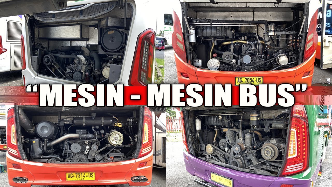 REVIEW MESIN - MESIN BUS 🔥 Scania K410 ib - Mercy 1836 - Mercy 2542 ...