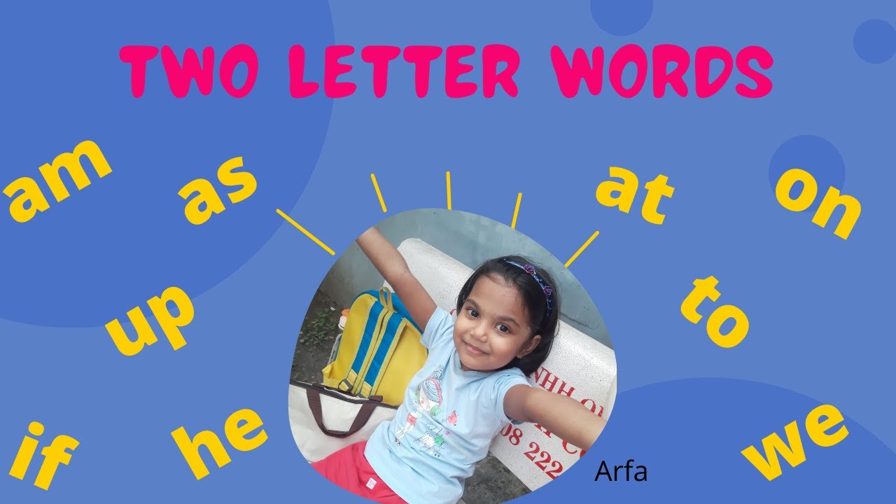 Two Letter Words || Phonics For Kids || Phonics Lessons|| Preschool ...