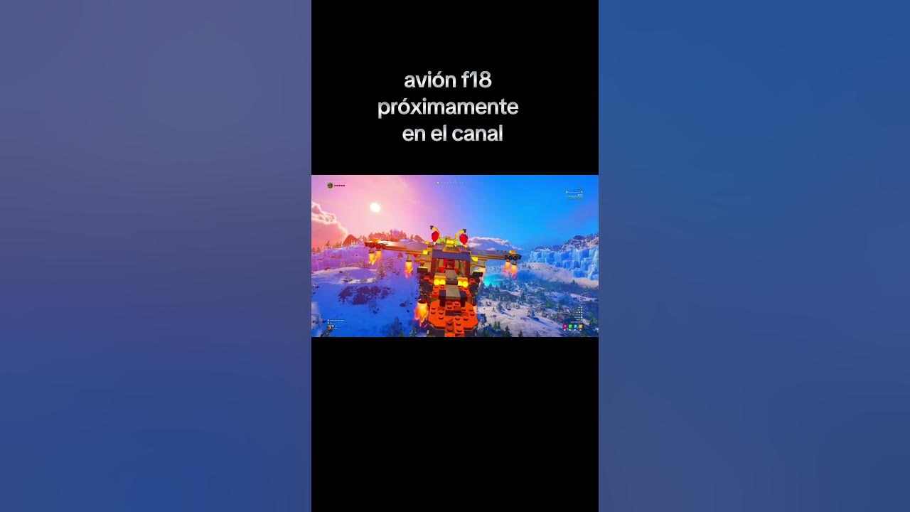 avión f18 para LEGO Fortnite #tutorial #avion #LEGOFortnite #f18 planes - YouTube
