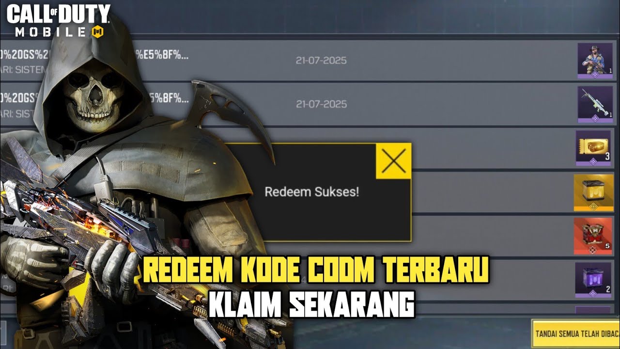 Redeem kode codm terbaru | CODM indonesia - YouTube