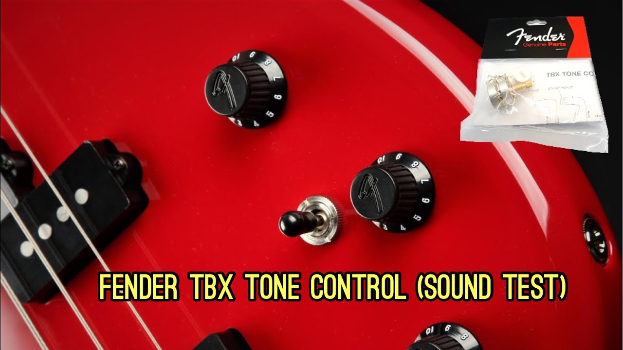 Fender TBX Tone control (sound test) - YouTube