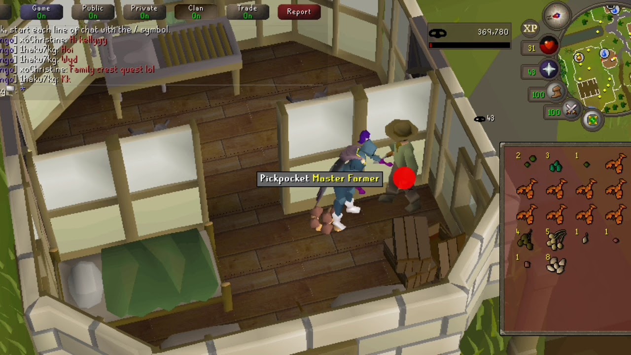 Osrs: Master Farmer walk through wall!? - YouTube